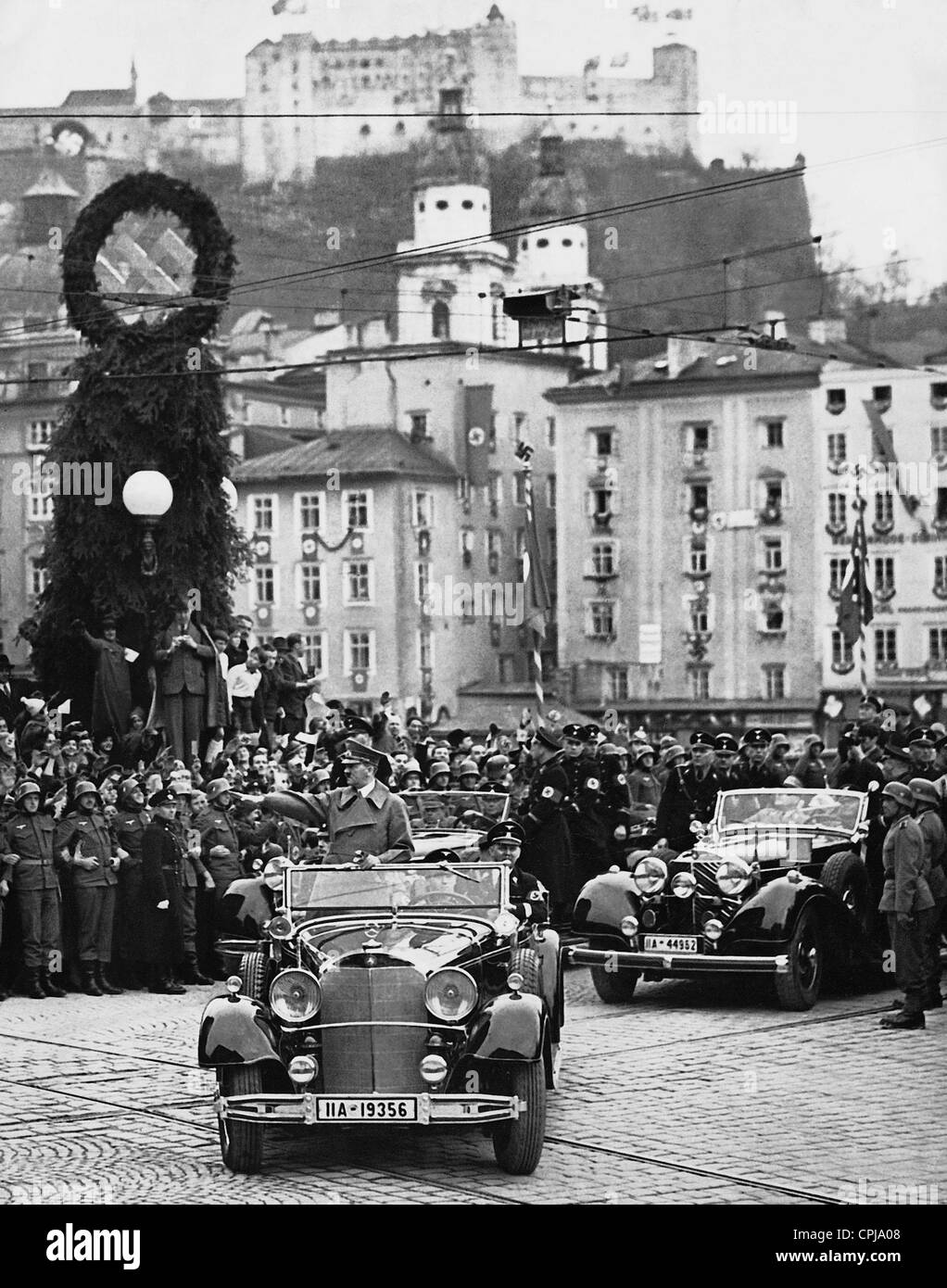 Adolf Hitler in Salzburg, 1938 Stockfotografie - Alamy