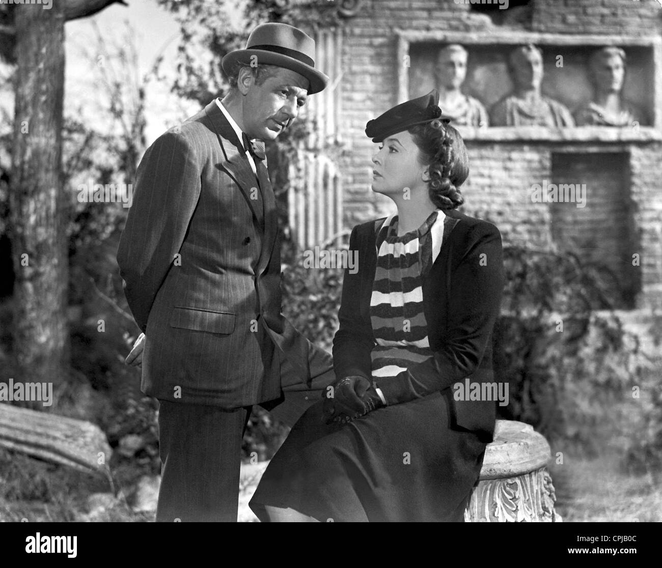 Paul Hoerbiger und Zarah Leander in "Die große Liebe", 1942 ...
