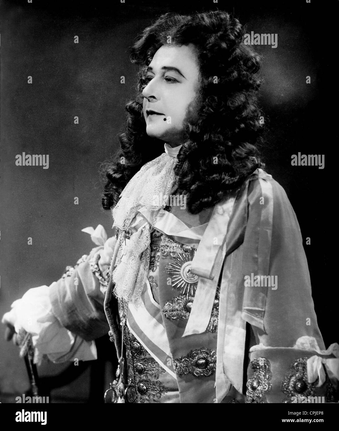 Georg Alexander in "Die Herstellung eines Königs", 1935 Stockfotografie ...