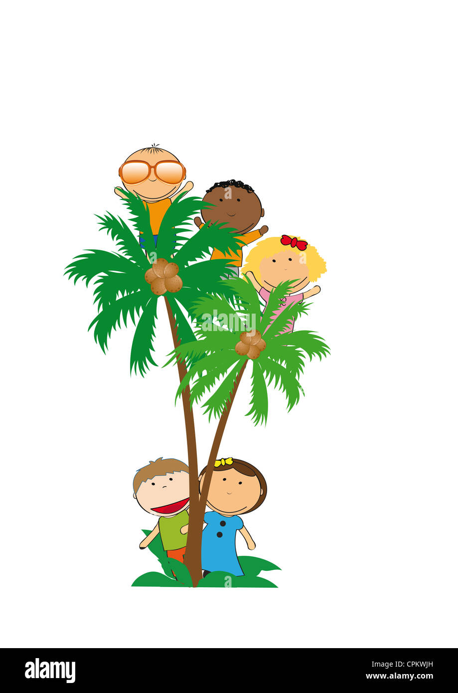 Mädchen spielen am strand Ausgeschnittene Stockfotos und -bilder - Alamy