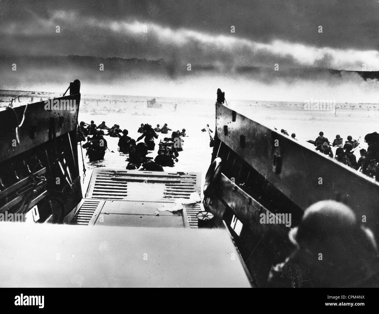 Normandy 1944 Schwarzweiß-Stockfotos und -bilder - Alamy