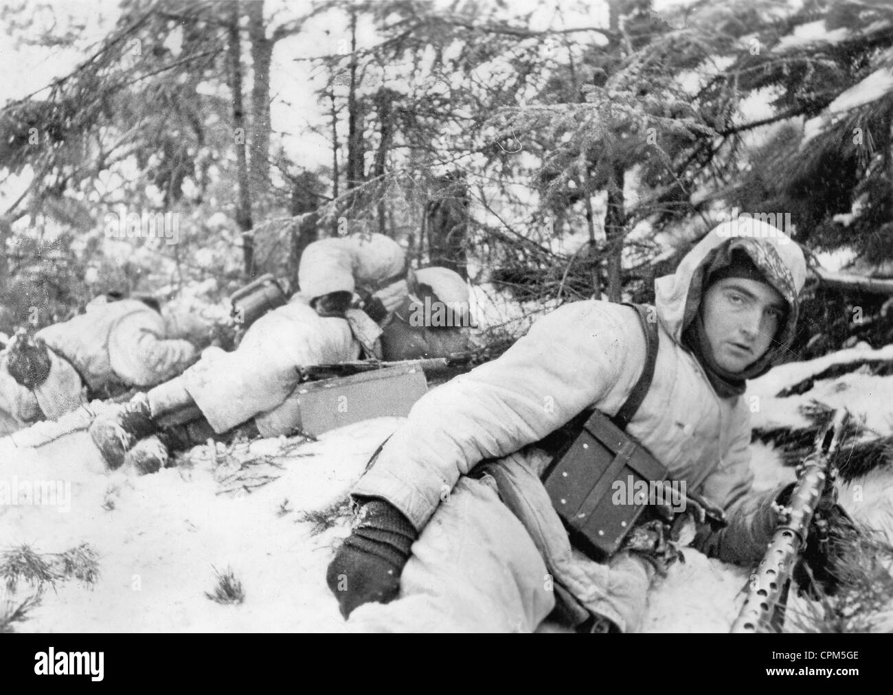 Deutsche Soldaten an der Ostfront 1944 Stockfotografie - Alamy