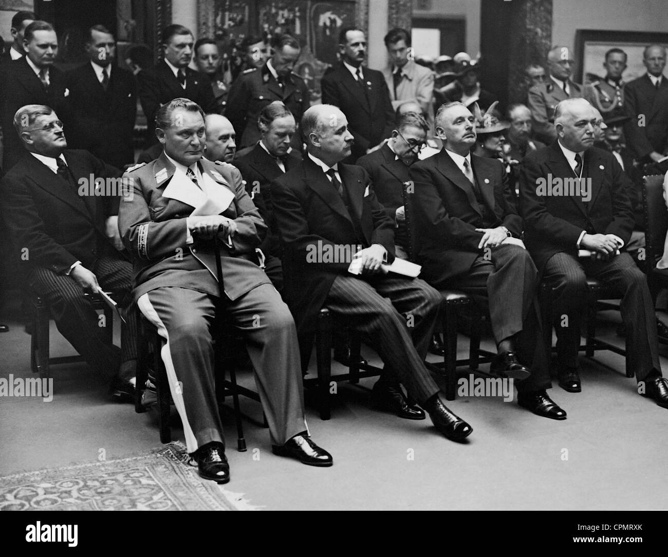 Hermann Goering, André Francois-Poncet, Bernhard Rust und Konstantin ...