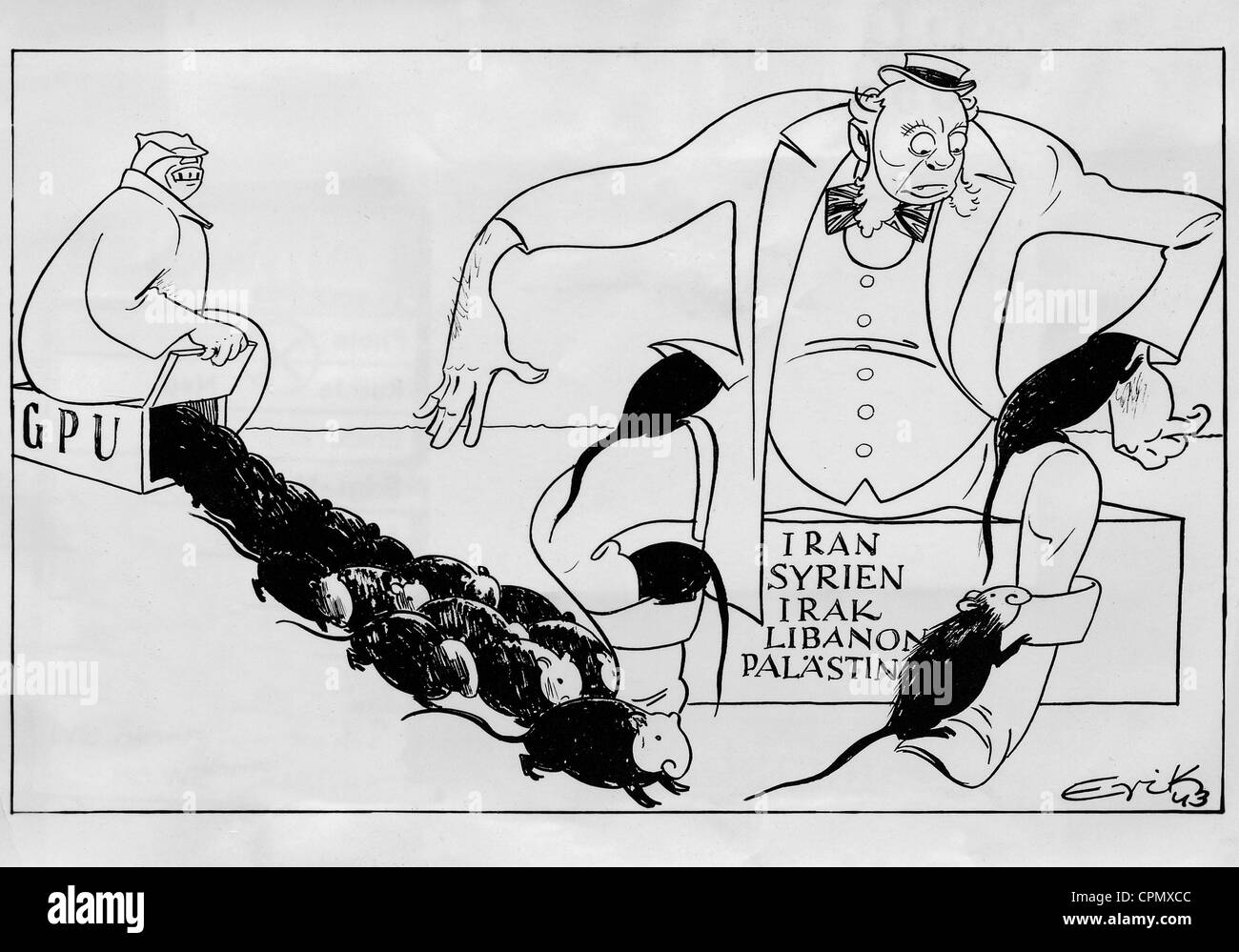 Anti semitic caricature -Fotos und -Bildmaterial in hoher Auflösung – Alamy