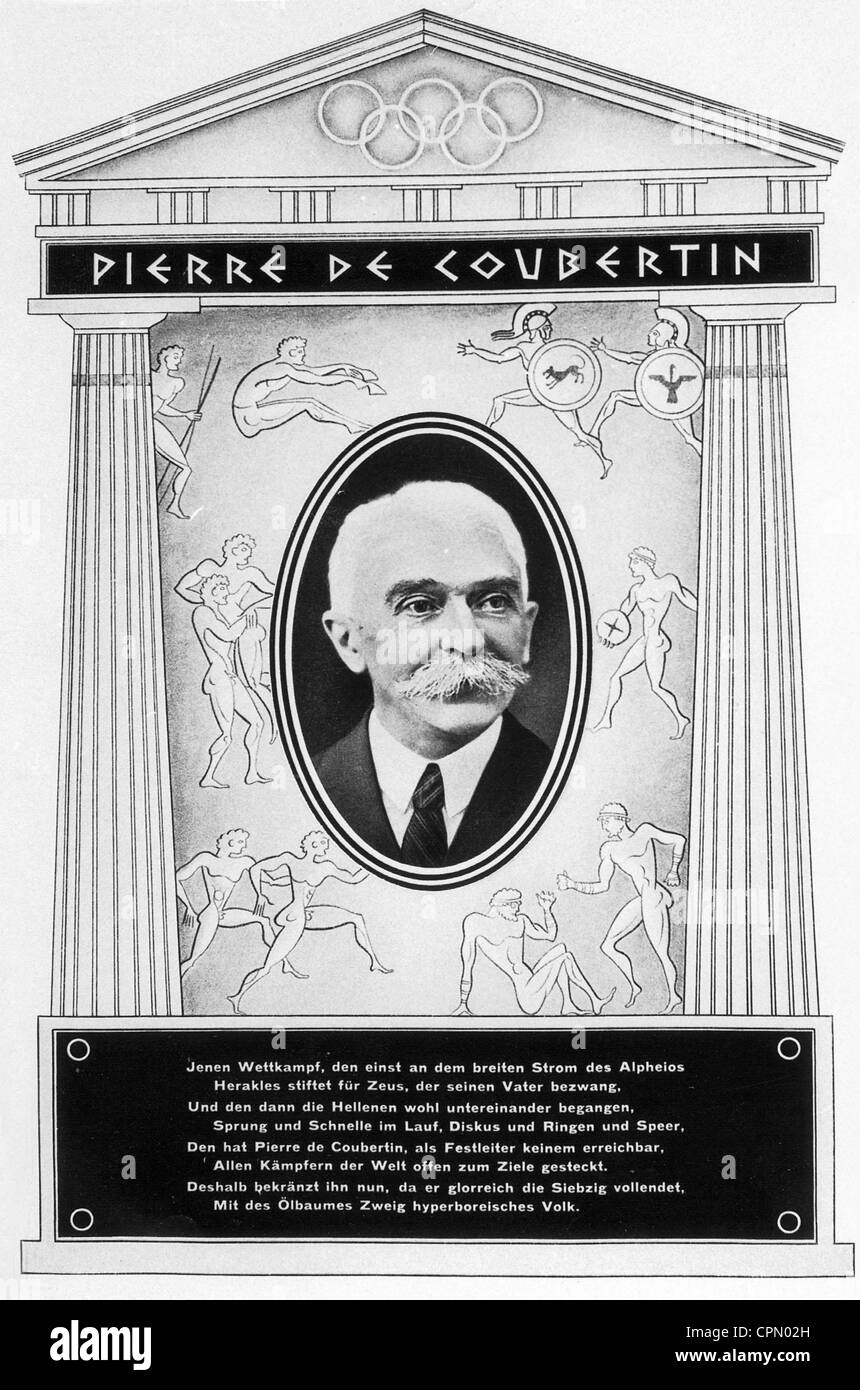 Pierre de coubertin -Fotos und -Bildmaterial in hoher Auflösung – Alamy