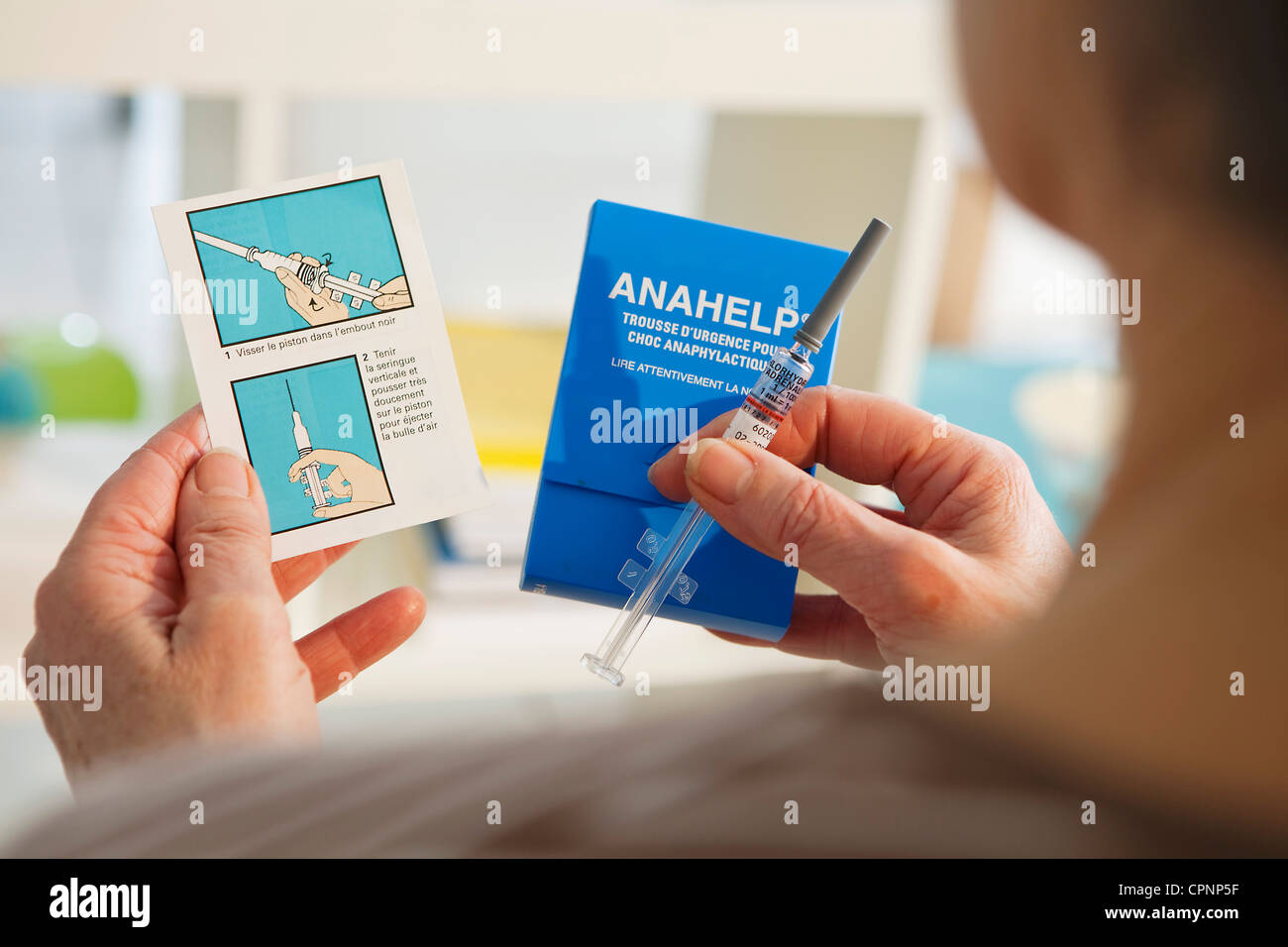 Anaphylaktischer Schock Behandlung Stockfotos und -bilder Kaufen - Alamy