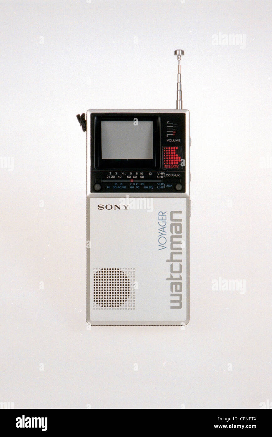 Broadcast, Television, Sony Watchman Voyager, One the first Pocket ...