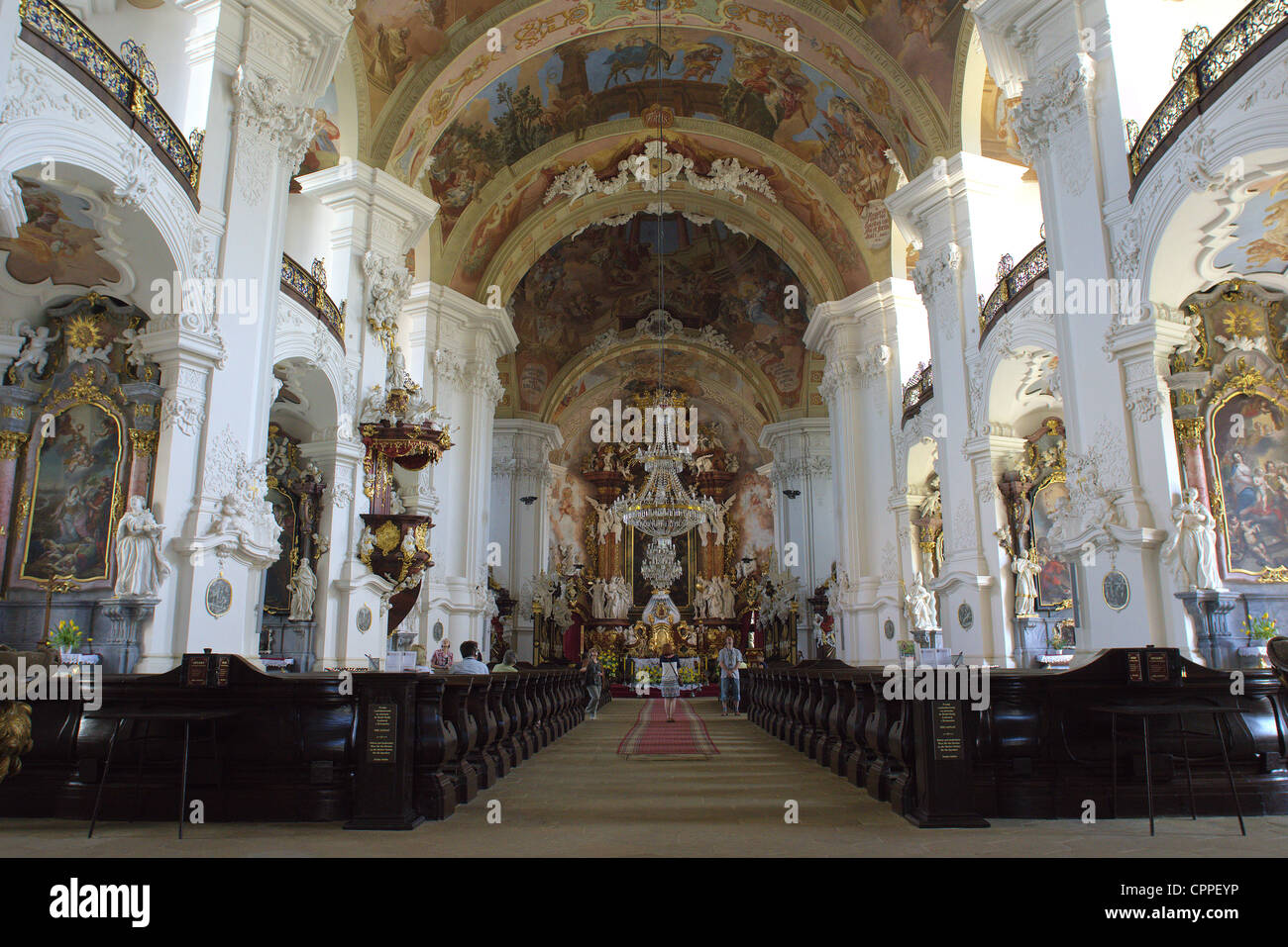 Krzeszów Wallfahrtskirche Basilika Mariä Himmelfahrt der Jungfrau Maria Niederschlesien Polen ...