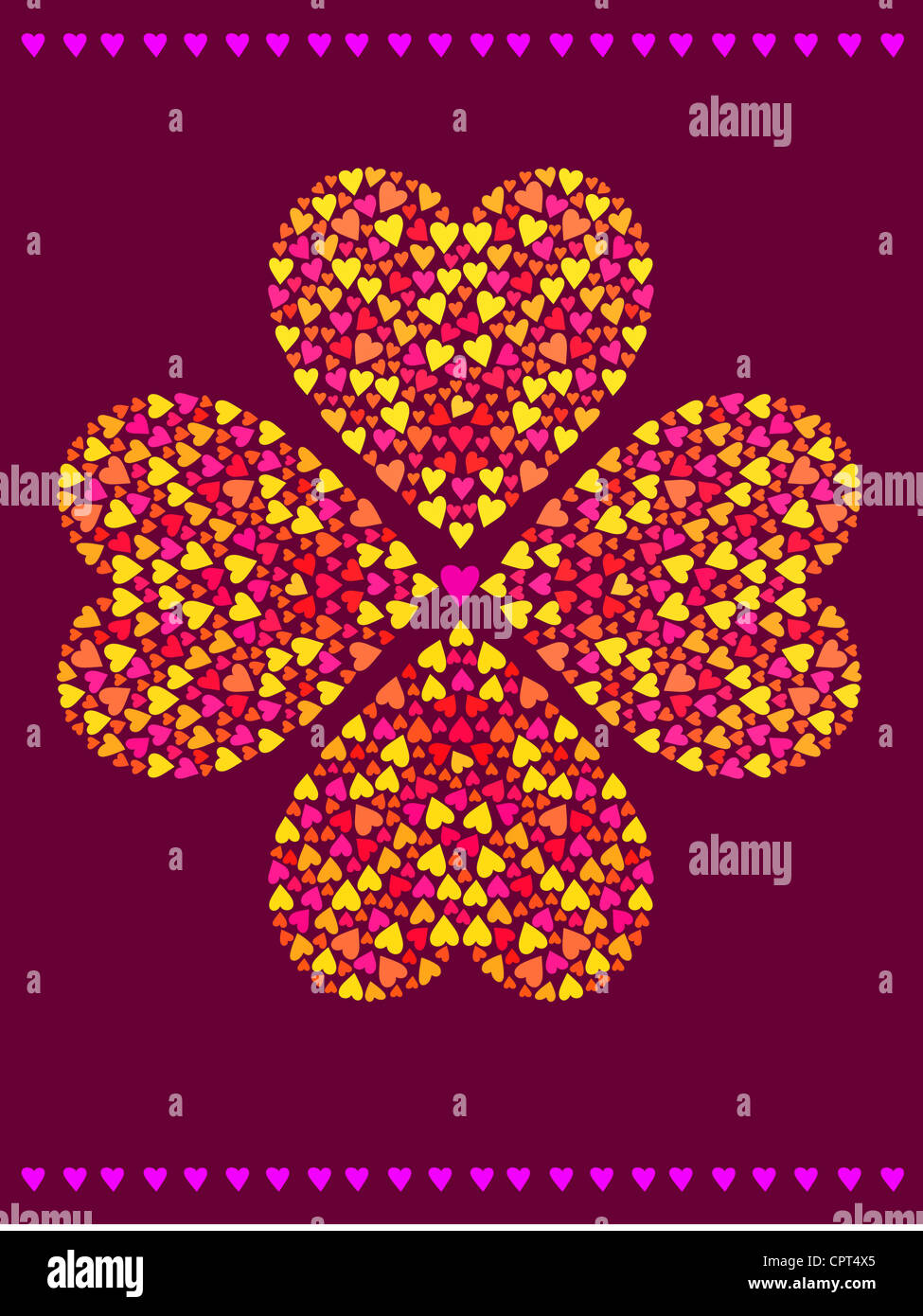 Vier herzen -Fotos und -Bildmaterial in hoher Auflösung – Alamy
