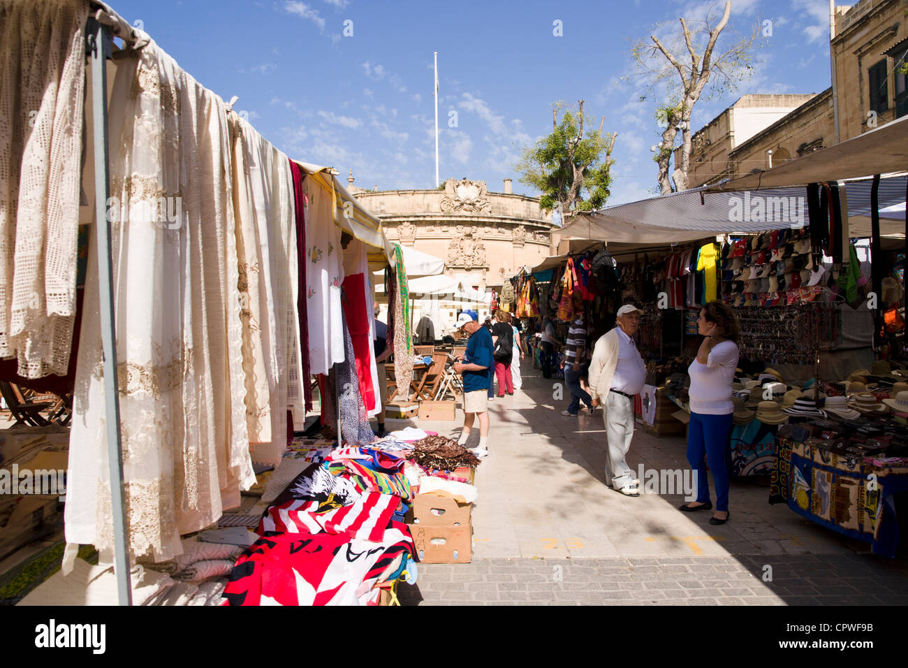 Markt in Victoria (Rabat), Gozo, Malta Stockfotografie - Alamy