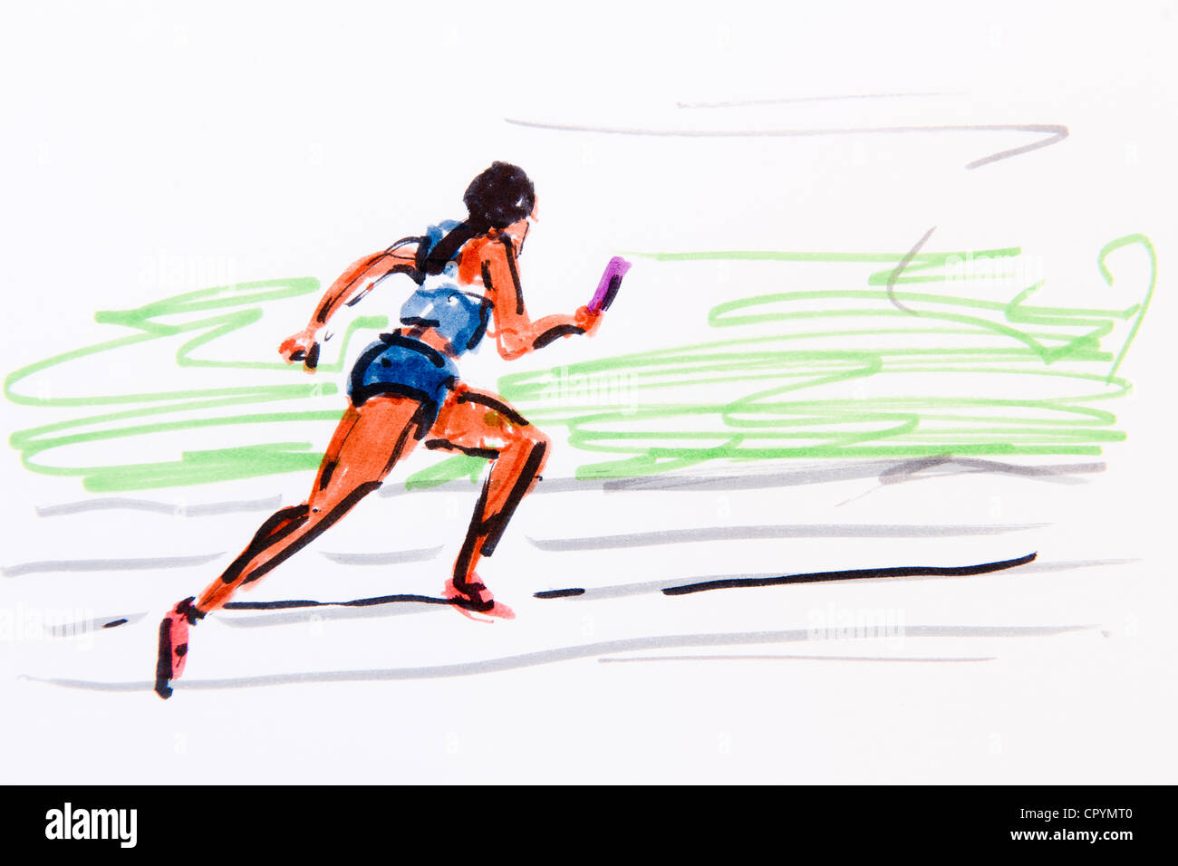 Sketches Colourful Colorful Stockfotos und -bilder Kaufen - Alamy