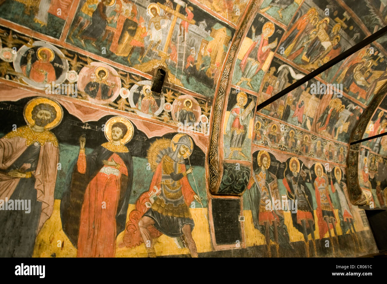 Bulgarien, Arbanassi, Nativity von Christ Church, Fresken der Kirche ...