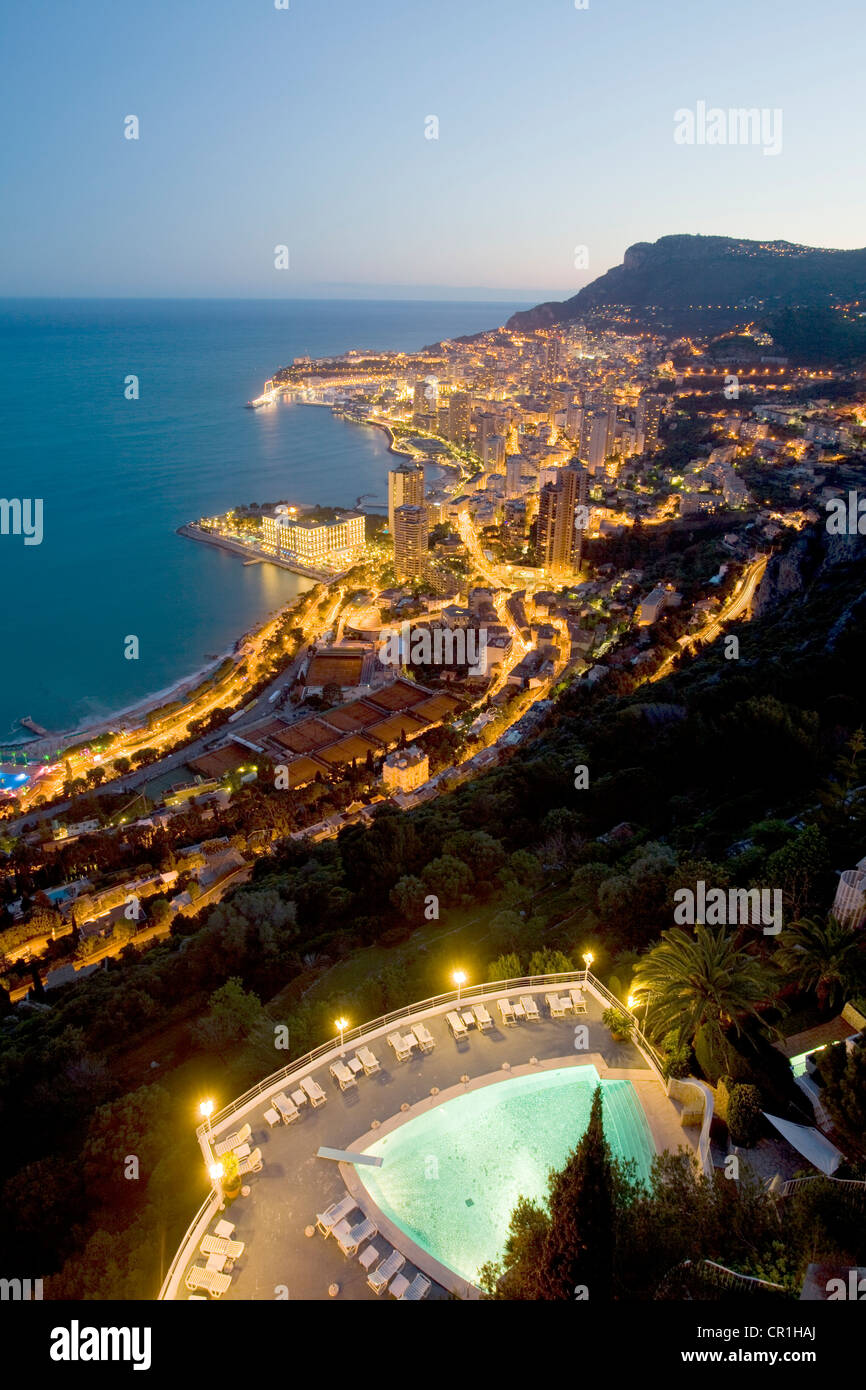 Monaco night view -Fotos und -Bildmaterial in hoher Auflösung – Alamy