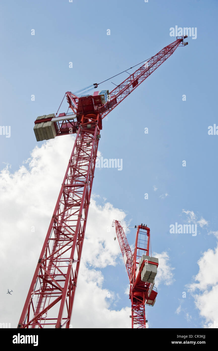 Red cranes -Fotos und -Bildmaterial in hoher Auflösung – Alamy