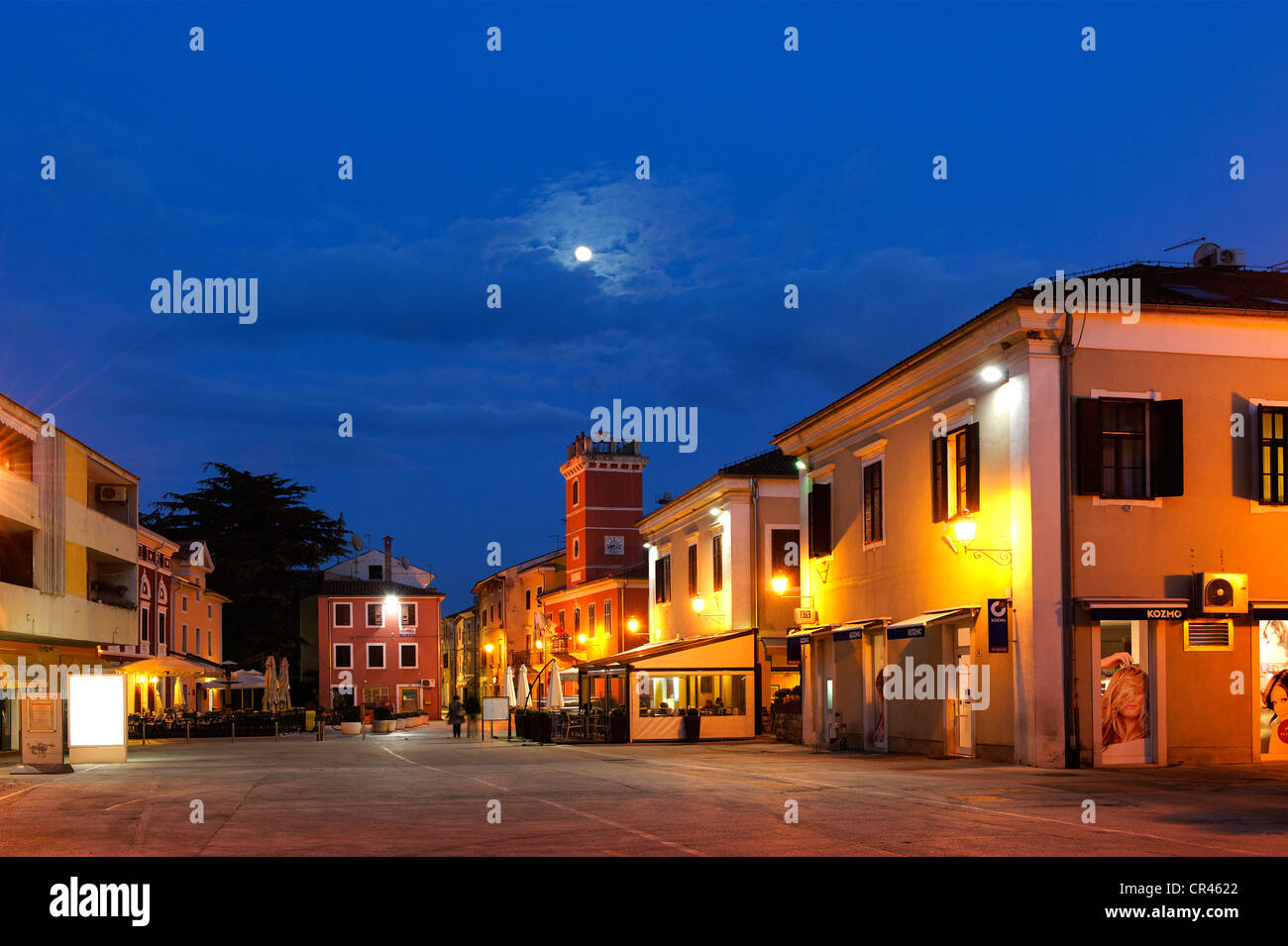 Rathaus, Altstadt, Novigrad, Istrien, Kroatien, Europa Stockfotografie ...