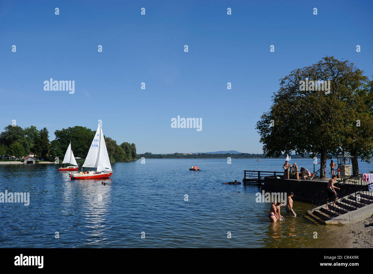 Boote Auf Waginger Sehen Stockfotos und -bilder Kaufen - Alamy
