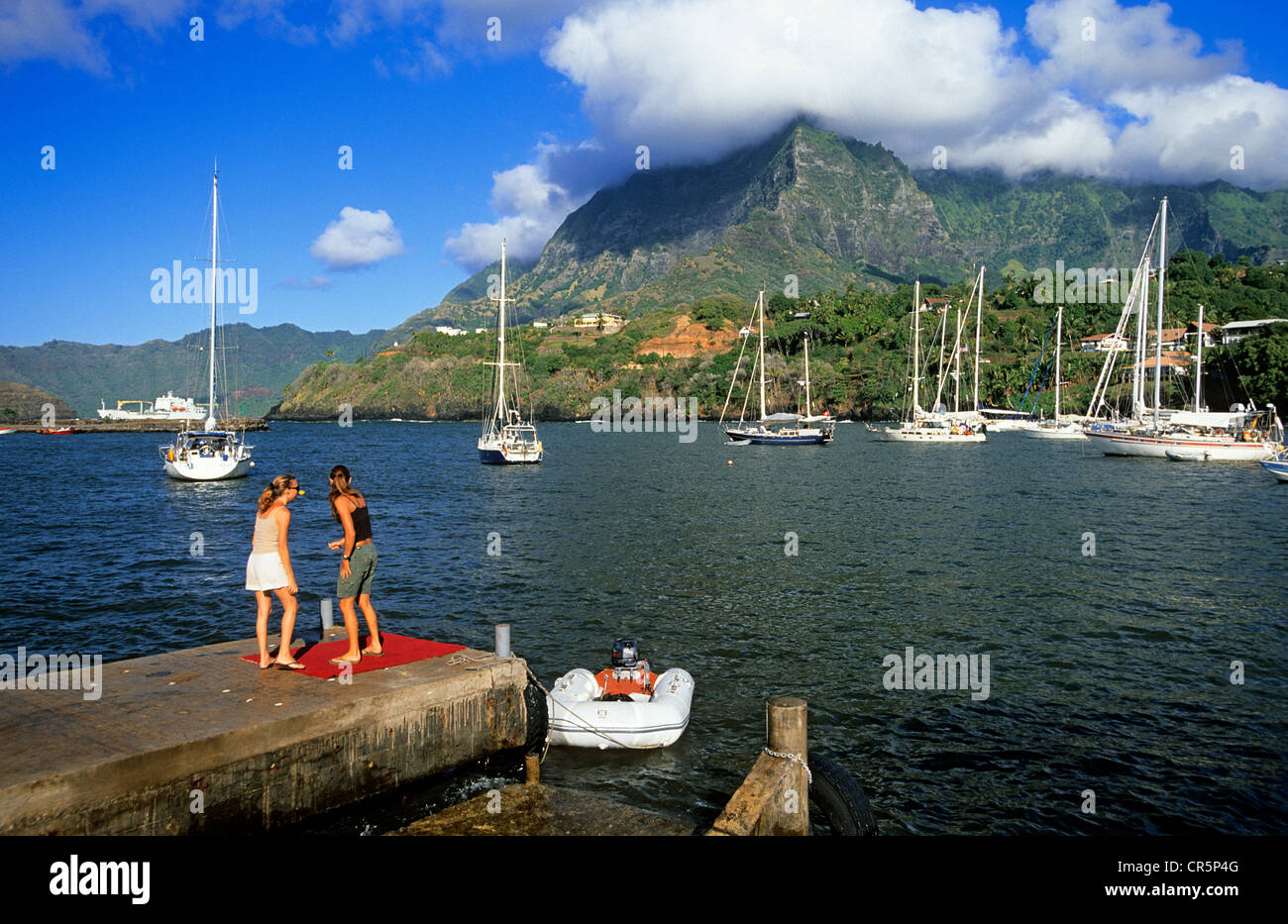 Frankreich, Französisch-Polynesien, Marquesas Archipel, Hiva Hoa Insel ...