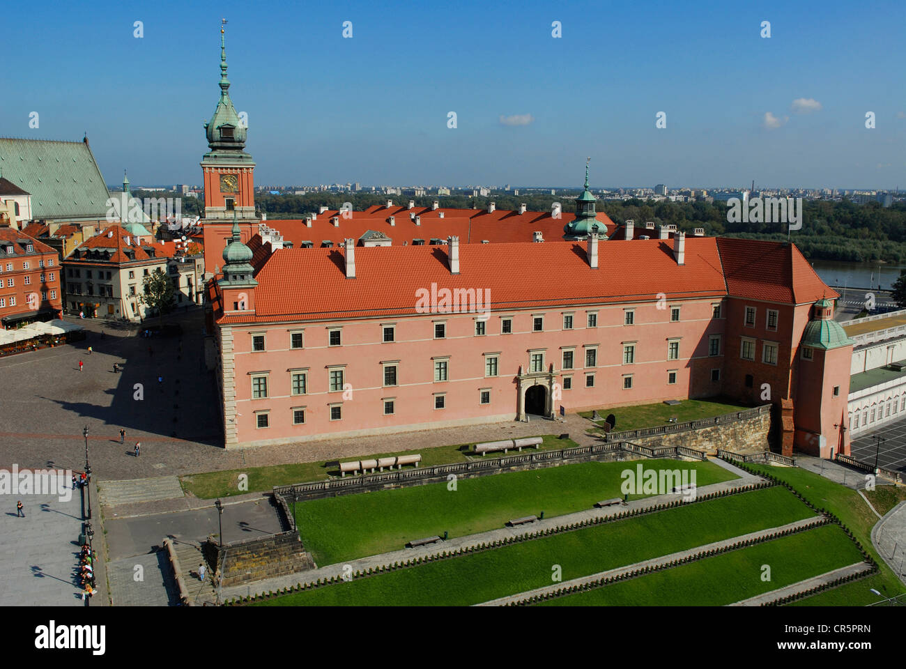Polen, Warschau, Altstadt UNESCO-Welterbe, Schlossplatz (Plac Zamkowy ...