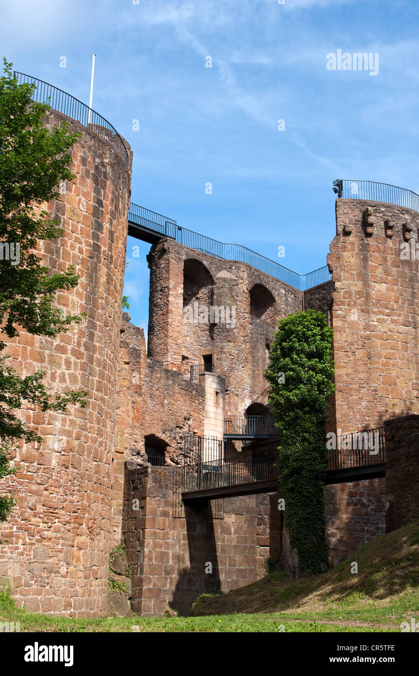 Ruinen der Burg Montclair Castle Tour Mont Clair entlang der Tafeltour ...