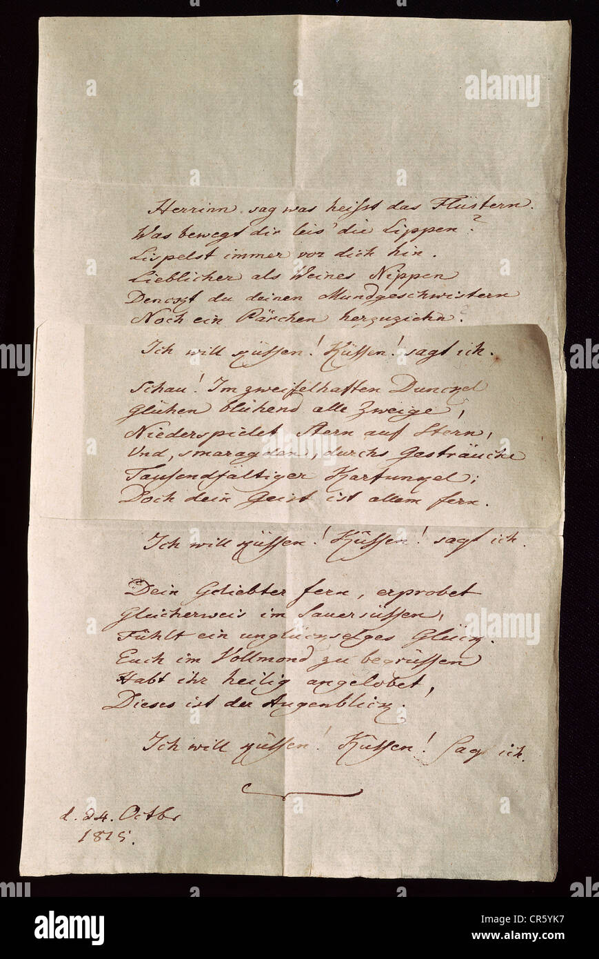 Gedicht goethe -Fotos und -Bildmaterial in hoher Auflösung – Alamy