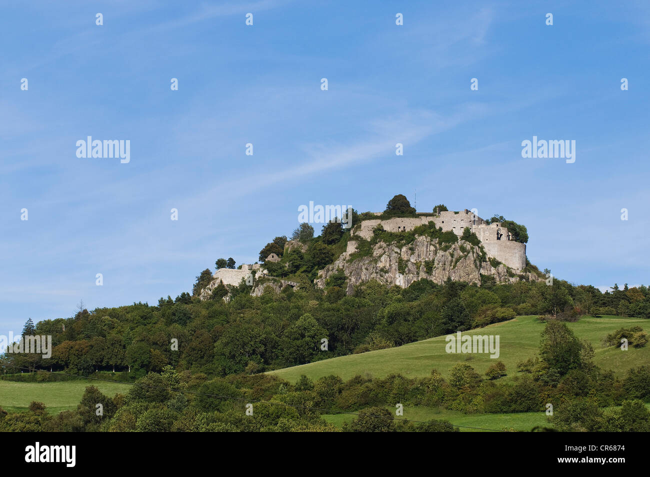 Burgruine Hohentwiel Burgruine, Schloss und Festung am Hohentwiel ...