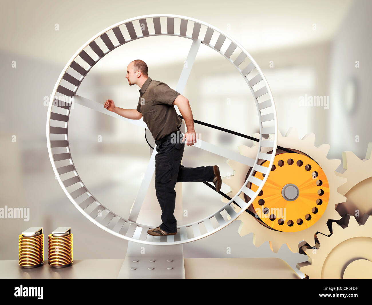 Hamster wheel illustration -Fotos und -Bildmaterial in hoher Auflösung ...