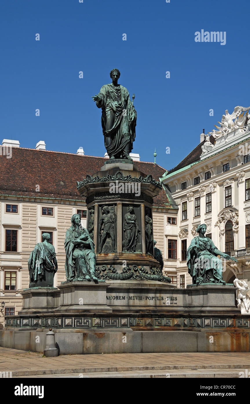Denkmal für Kaiser Franz i., 1842, Hofburg Hofburg, Wien, Österreich ...