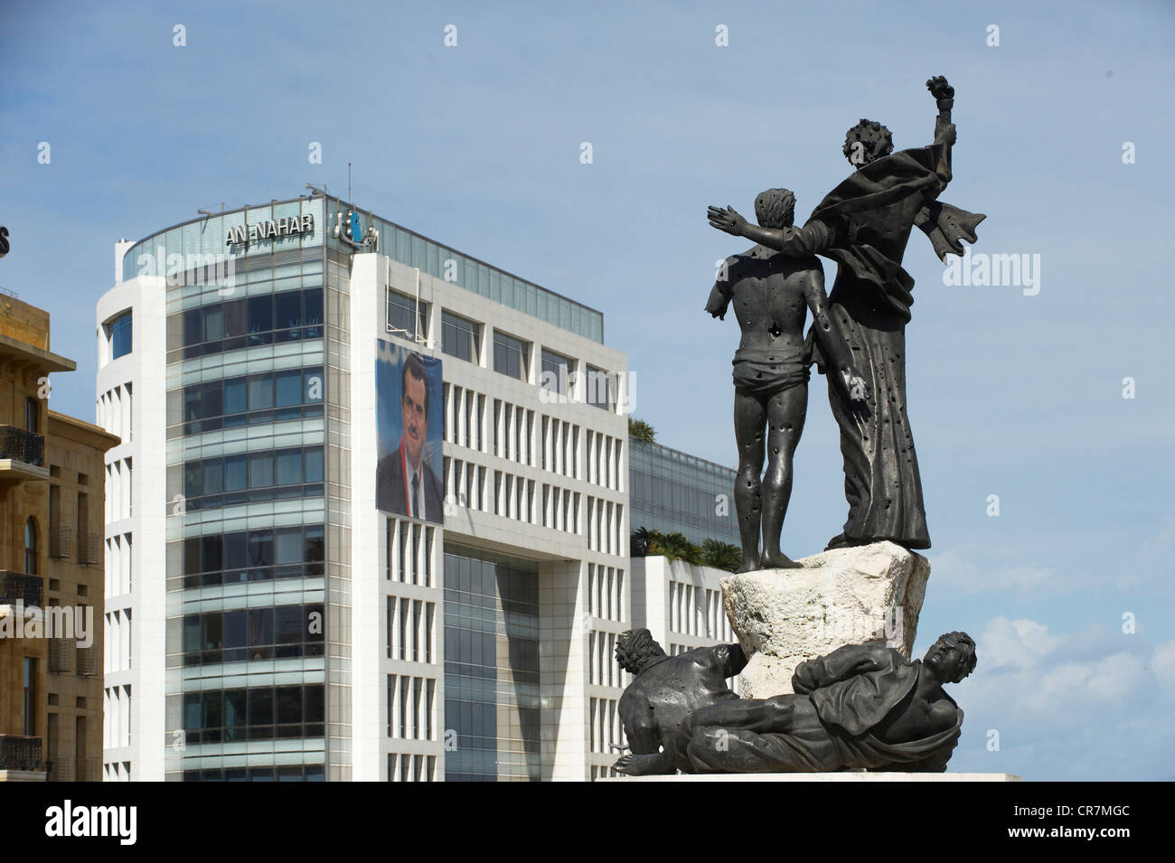 Beirut lebanon martyrs square statue -Fotos und -Bildmaterial in hoher ...