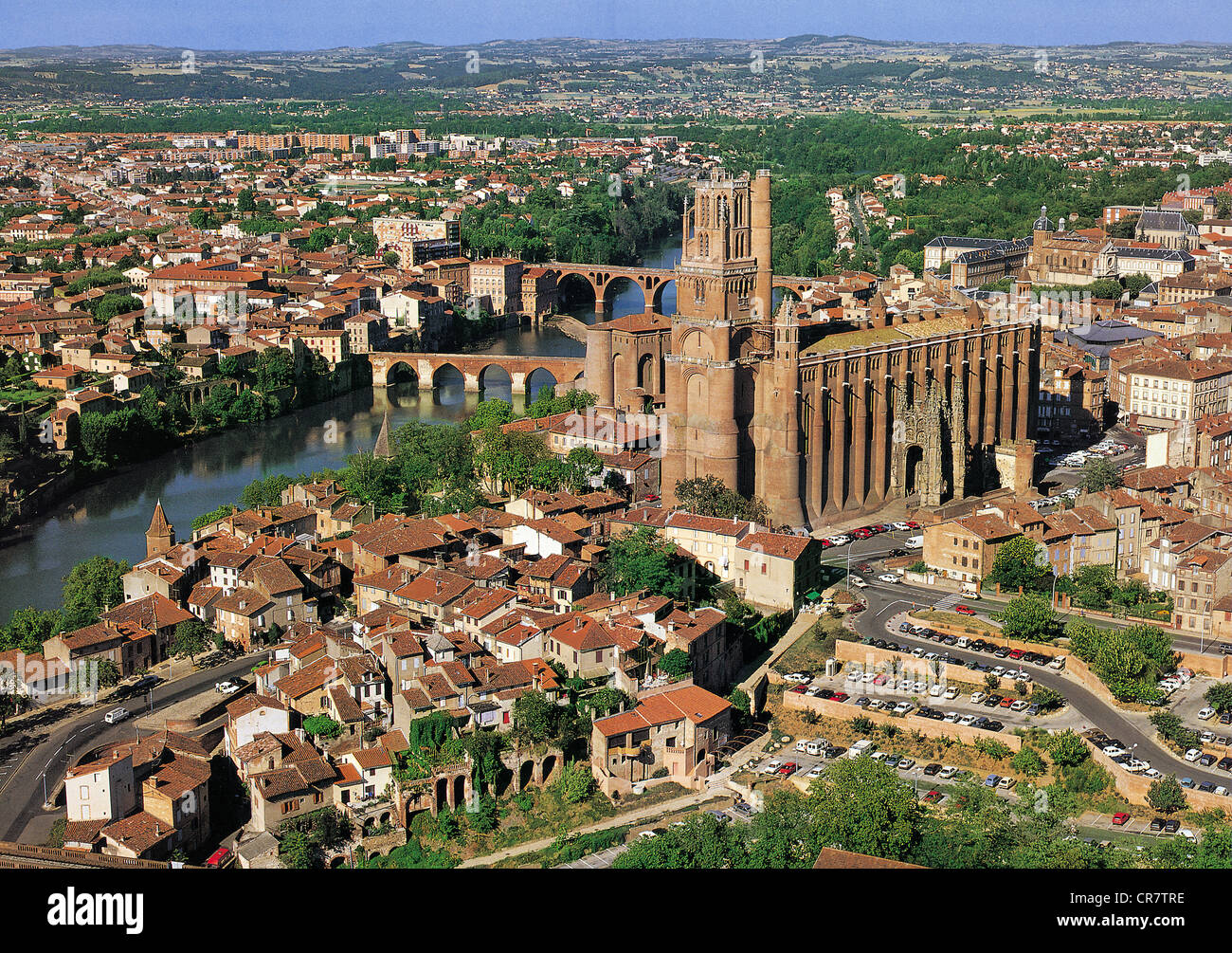France midi pyrenees albi aerial -Fotos und -Bildmaterial in hoher ...