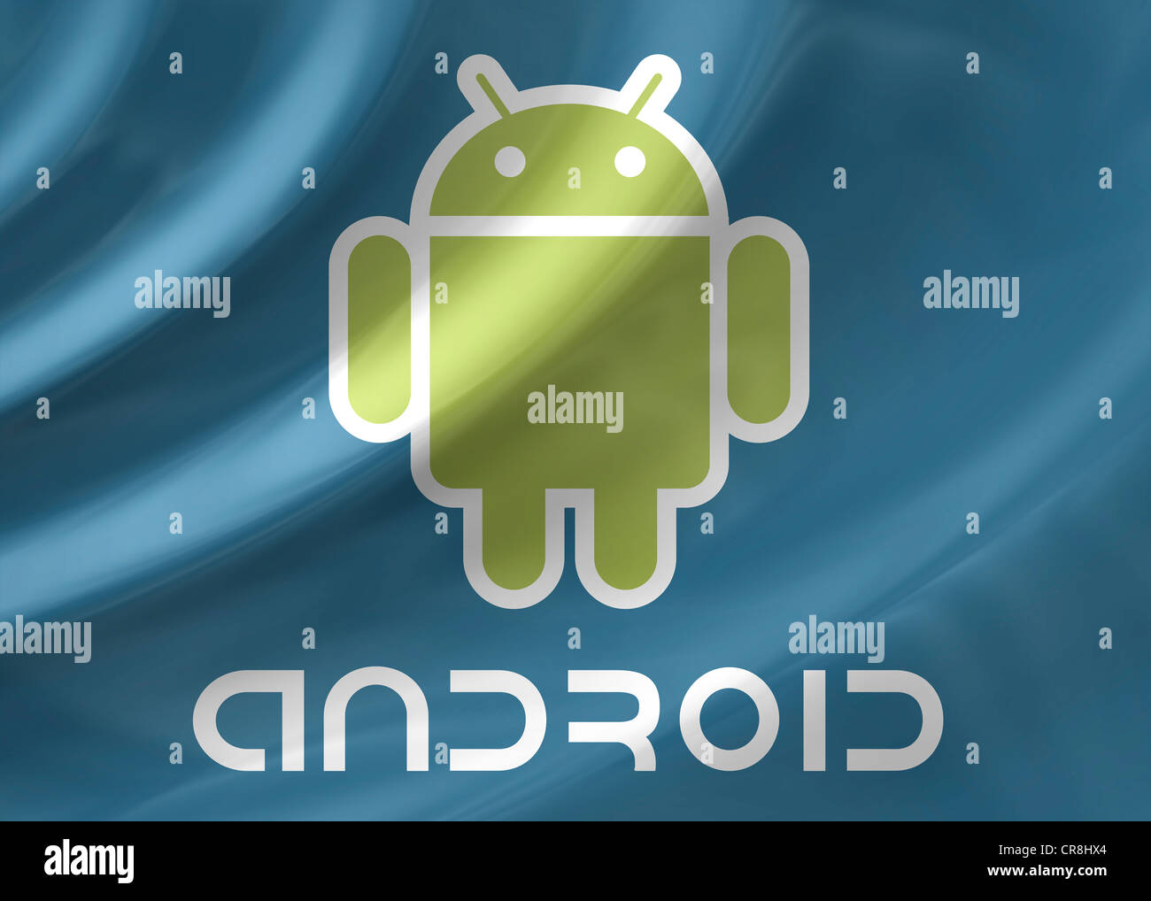 Android logo Flagge Symbol Emblem Stockfotografie - Alamy