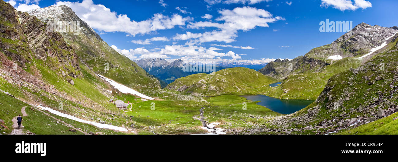 Panoramablick auf den Spronser Seenrundwanderung Rundwanderung in der ...