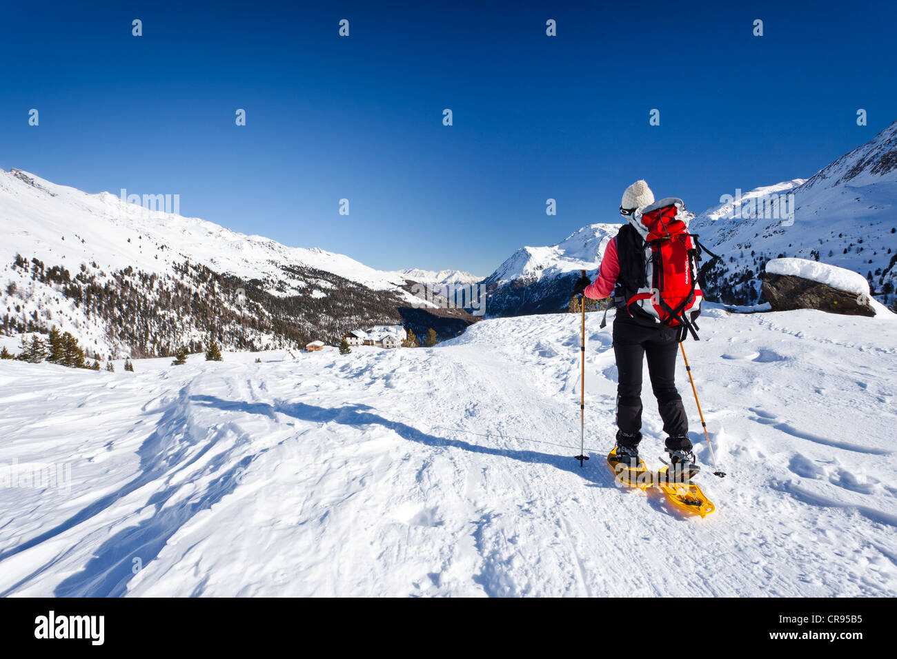 Bergsteiger aus Martellerhuette Mountain Lodge, Martelltal ...