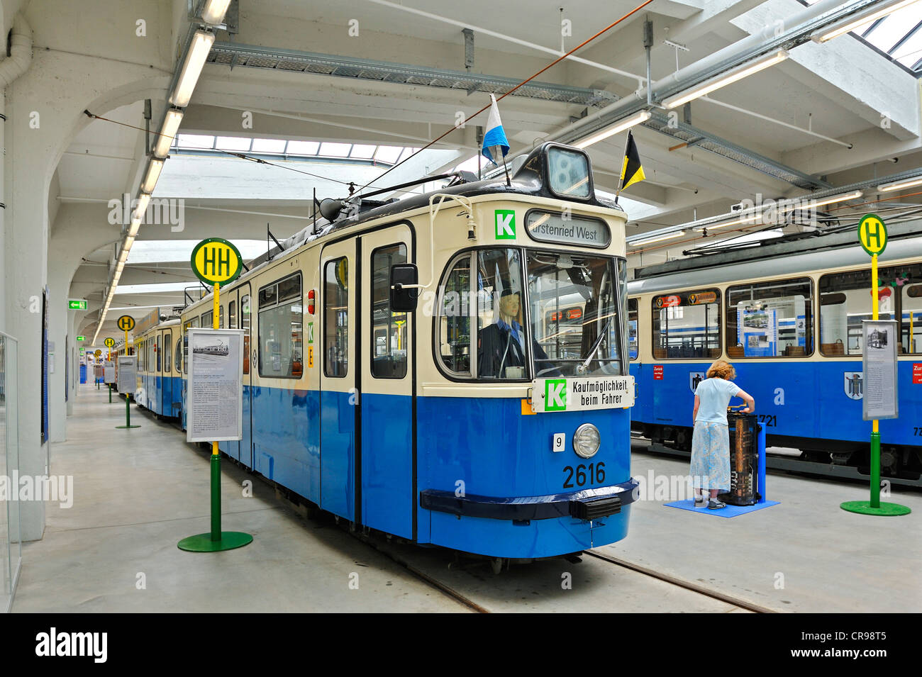 Historic Tram Munich Bavaria Stockfotos und -bilder Kaufen - Alamy