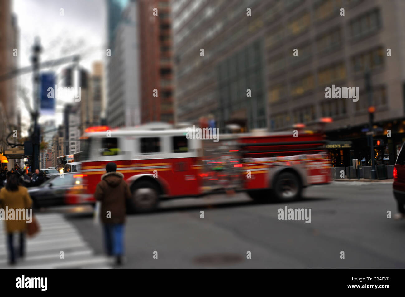 NYFD New York Fire Department, Manhattan, New York, USA, Nordamerika ...