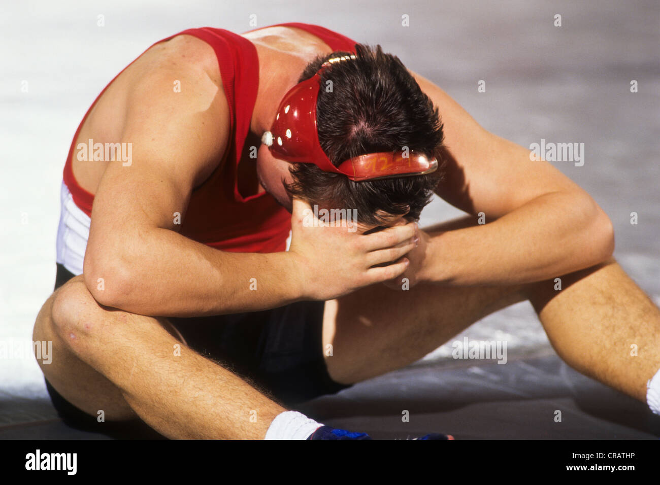 Boys high school wrestling competition -Fotos und -Bildmaterial in ...