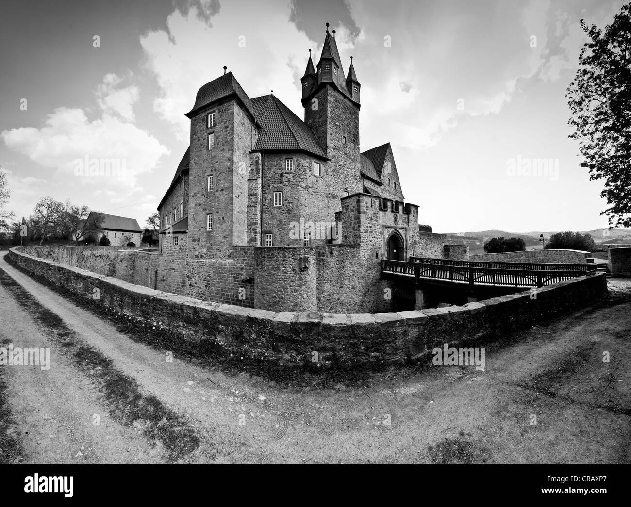 Burg Spangenberg Schwarzweiß-Stockfotos und -bilder - Alamy