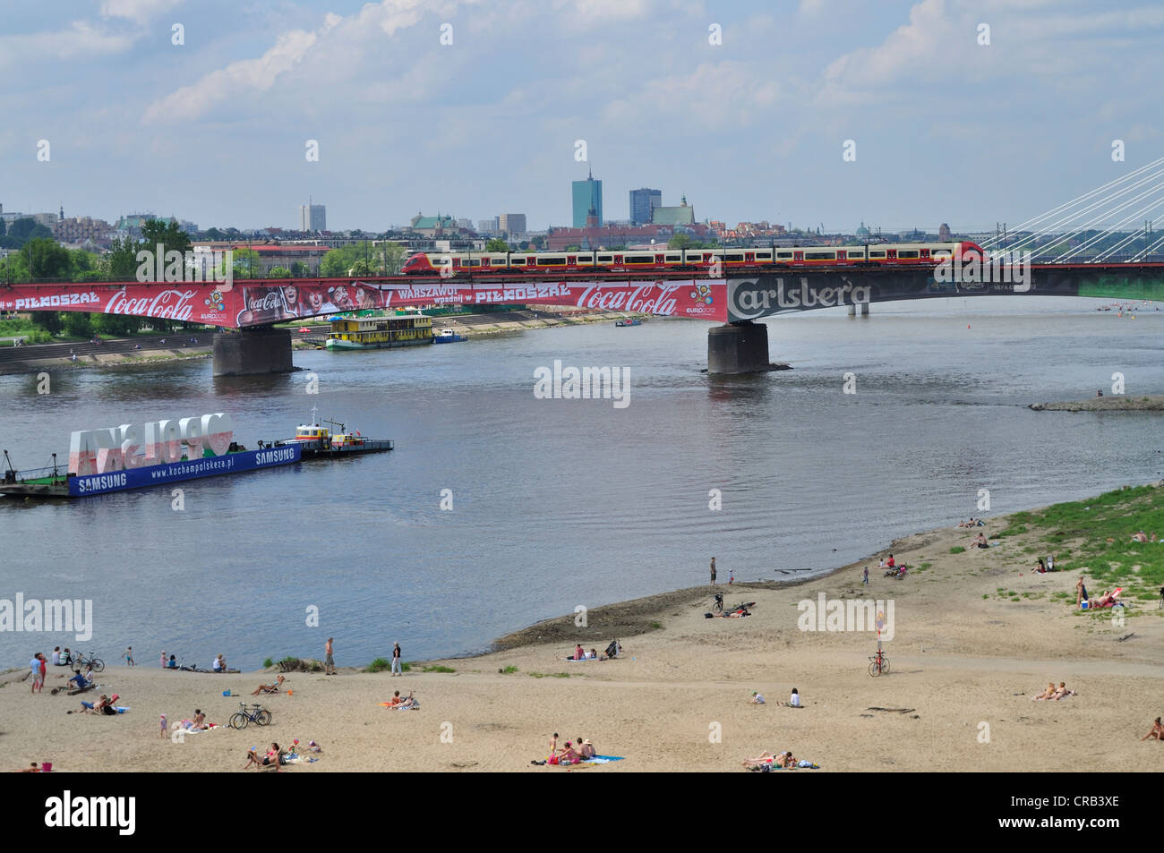 Weichsel in Warschau Stockfotografie - Alamy