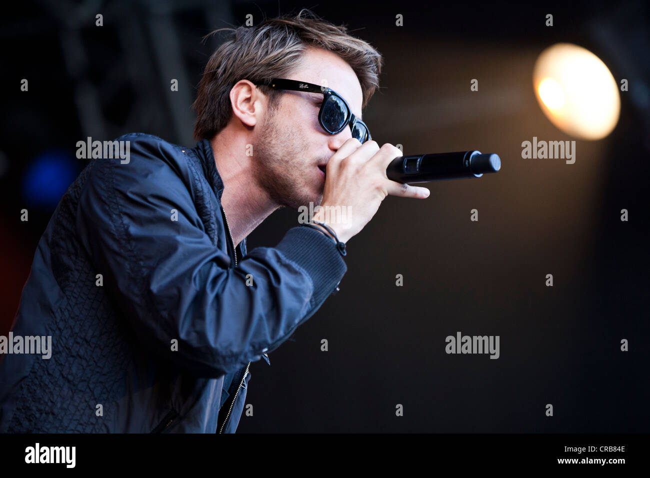 Deutsche Songwriter und Rapper Thomas Huebner aka Clueso die live beim ...