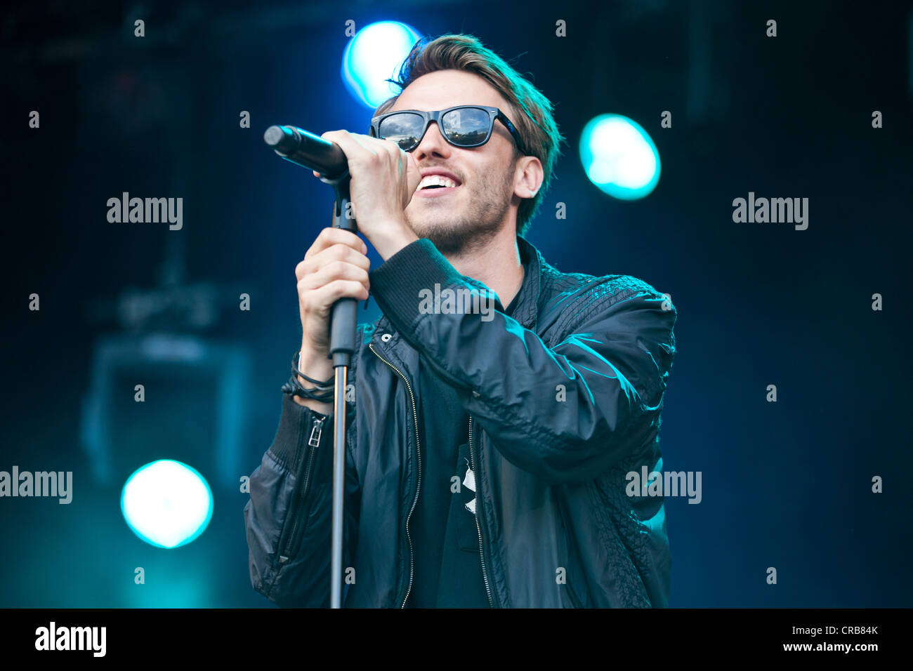 Deutsche Songwriter und Rapper Thomas Huebner aka Clueso die live beim ...