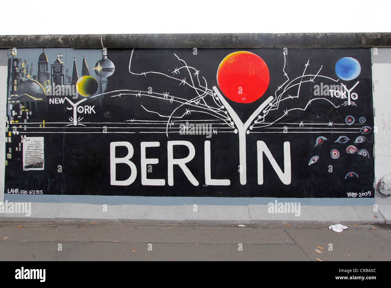 "Berlyn" von Gerhard Lahr, East Side Gallery, Berliner Mauer Kunst ...