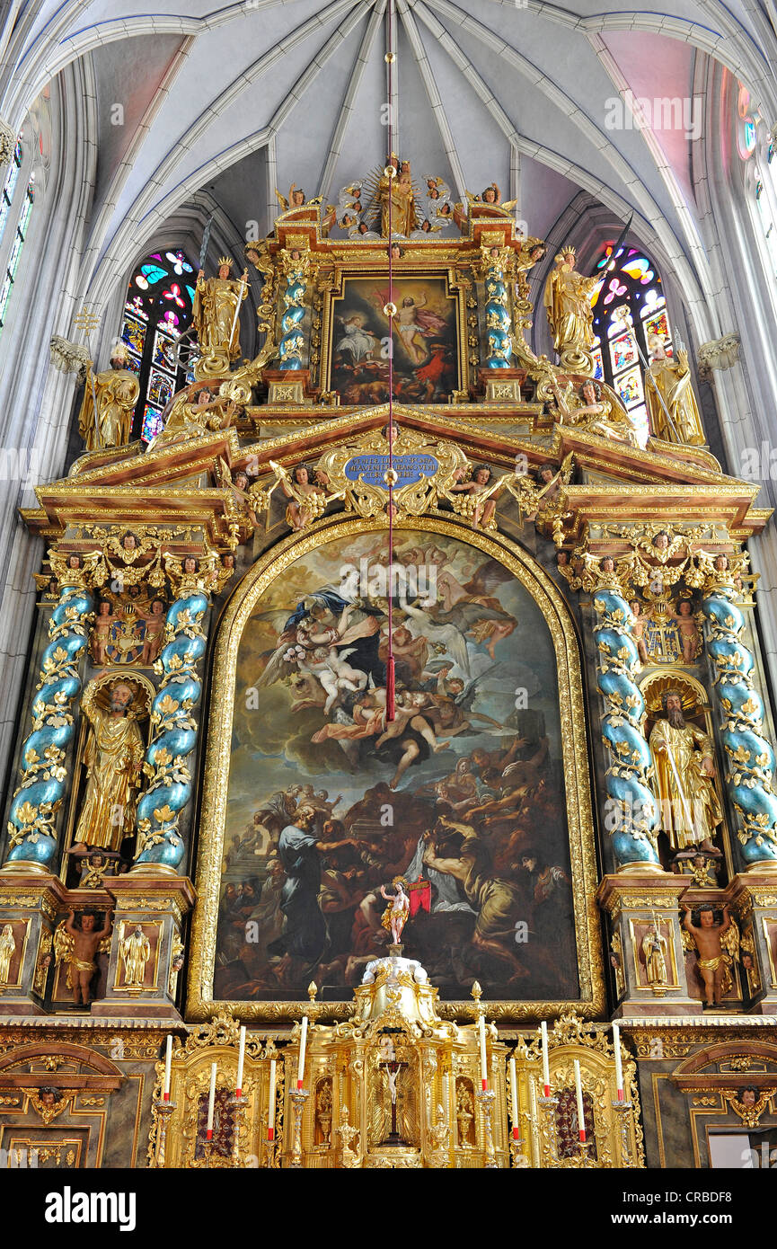 Hochaltar der Mariä Himmelfahrt von Johann Andreas Wolff, Hochaltar ...