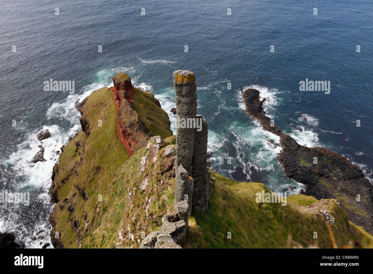 Schornsteine, Giant es Causeway, Causeway-Küste, Antrim, Nordirland ...