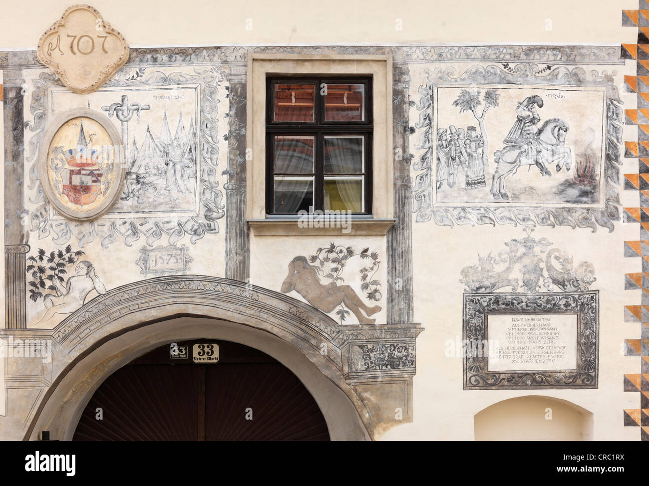 Sgraffito Facade Stockfotos und -bilder Kaufen - Alamy