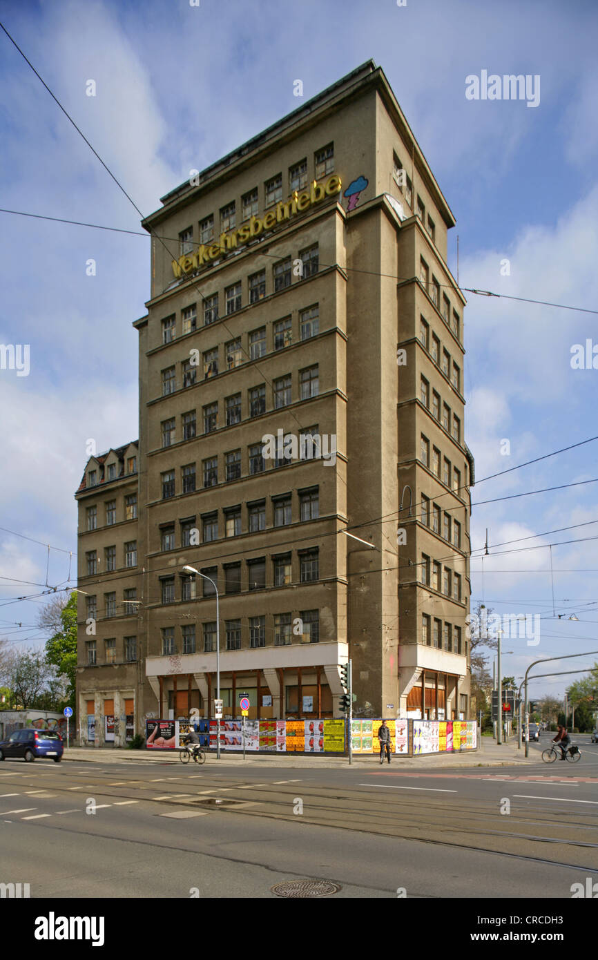 Das Hochhaus bin Albertplatz, Dresdens erste Hochhaus gebaut im Jahre ...