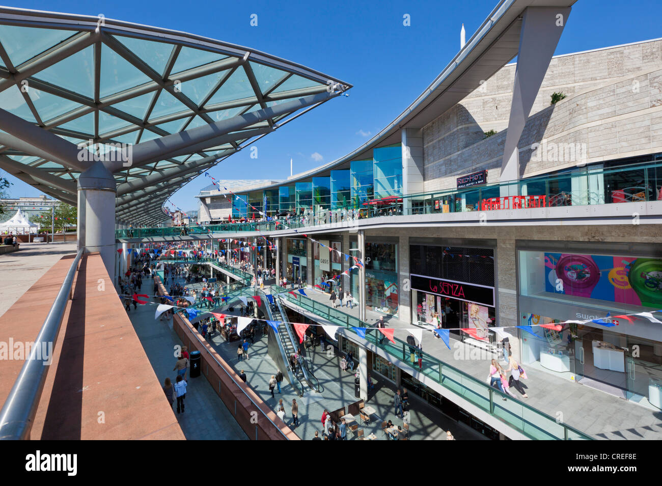 Liverpool One Einkaufszentrum Mall Stadtzentrum Liverpool Merseyside ...