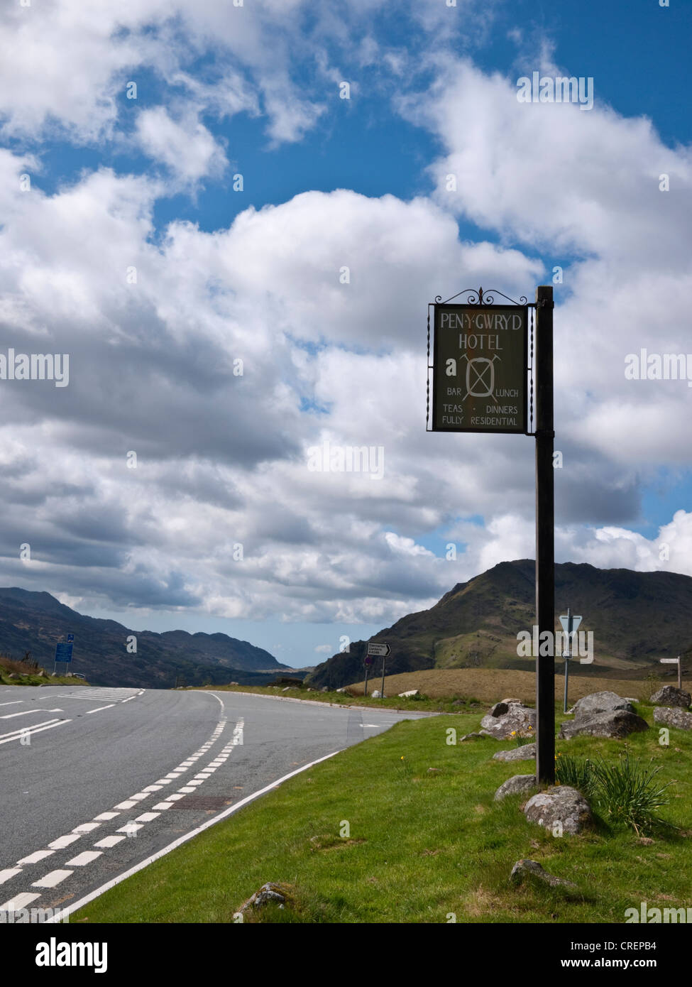 Snowdonia national park sign snowdon -Fotos und -Bildmaterial in hoher ...