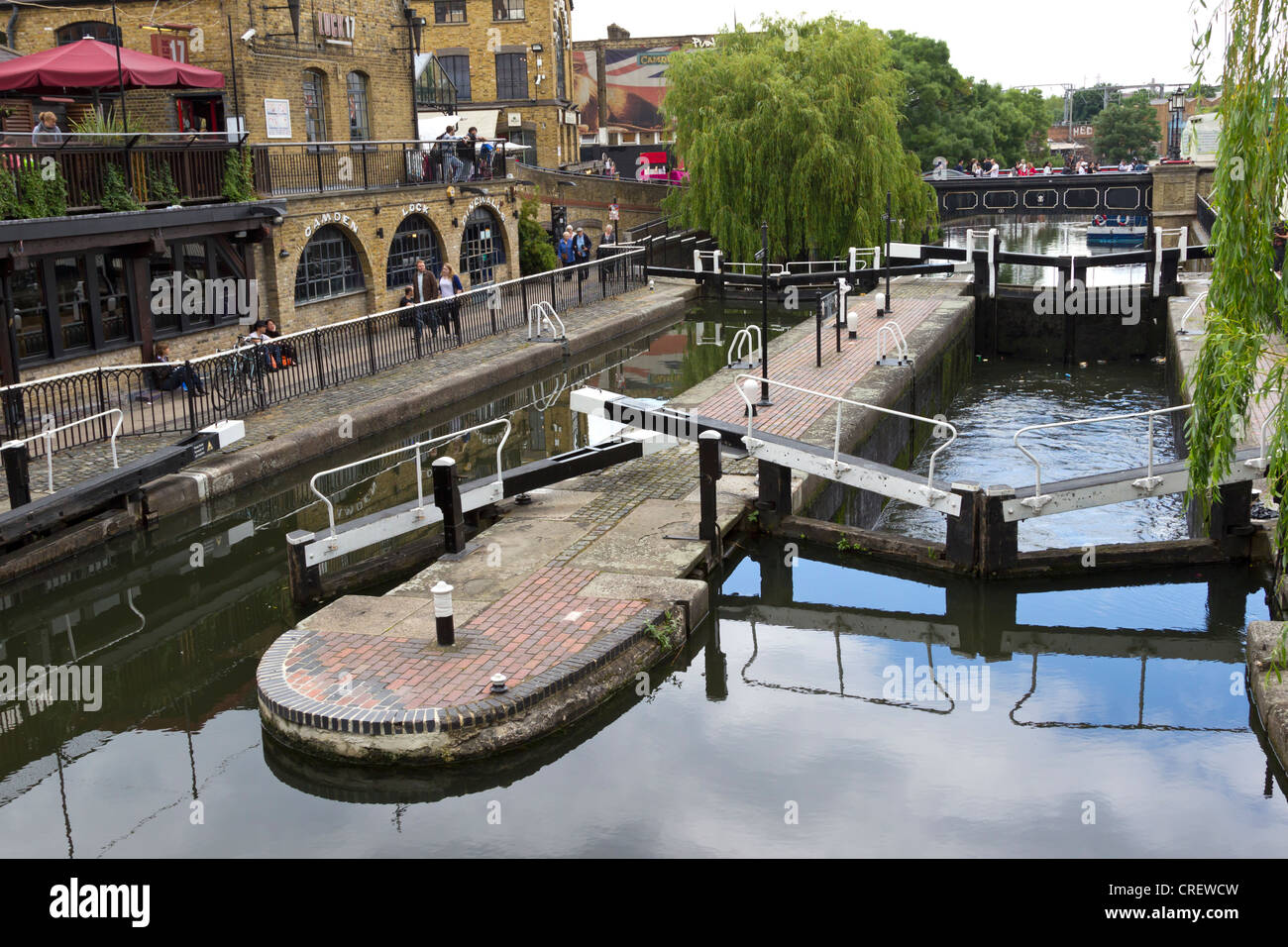 Camden Lock London England UK Stockfotografie - Alamy