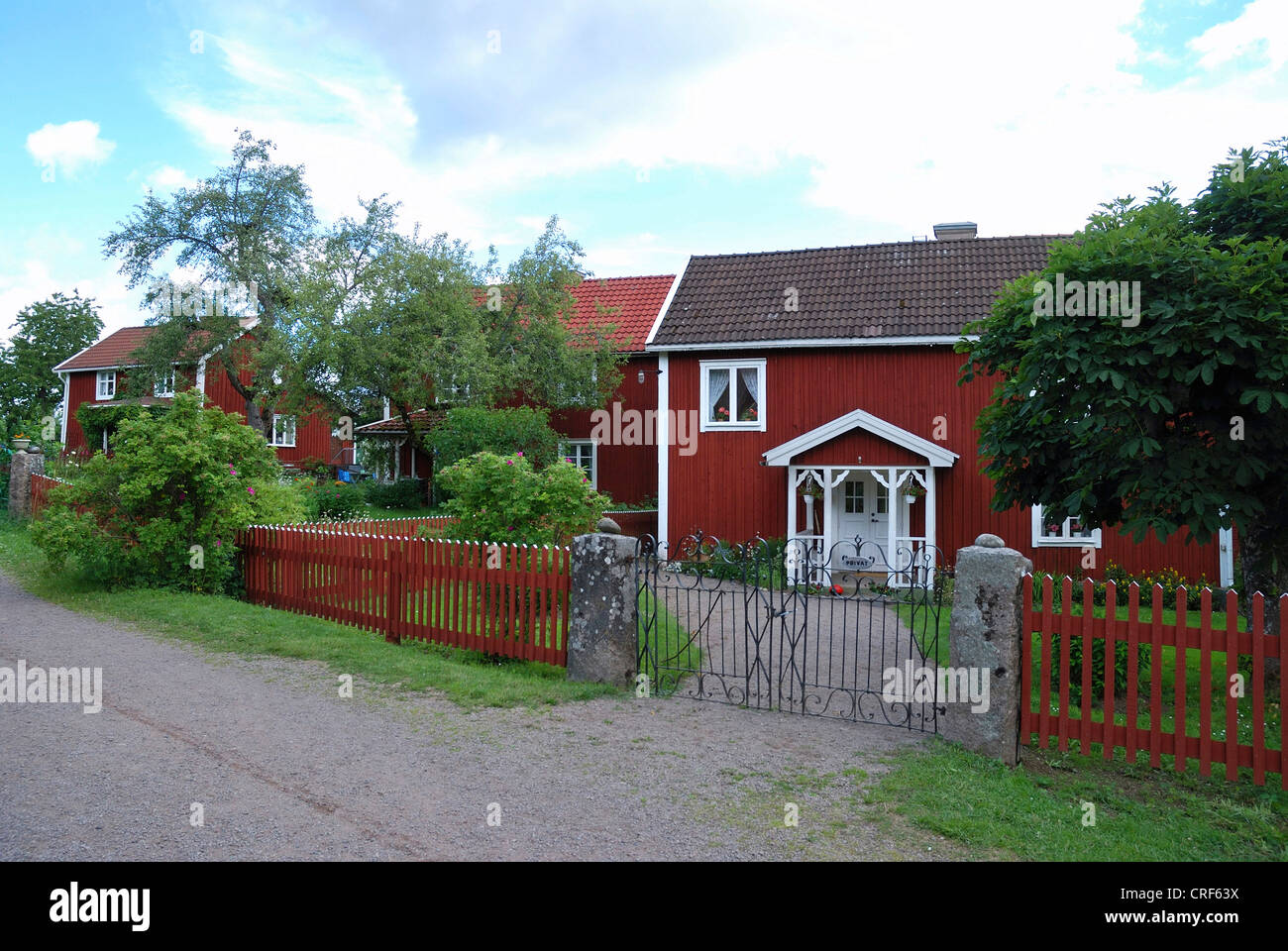 drei Häuser von Bullerbü, Schweden, Smaland, Bullerbue Sevedstorp ...