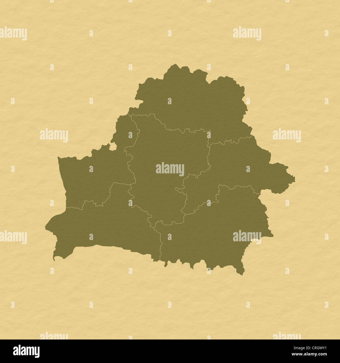 Politische Karte von Belarus mit mehreren Provinzen Stockfotografie - Alamy