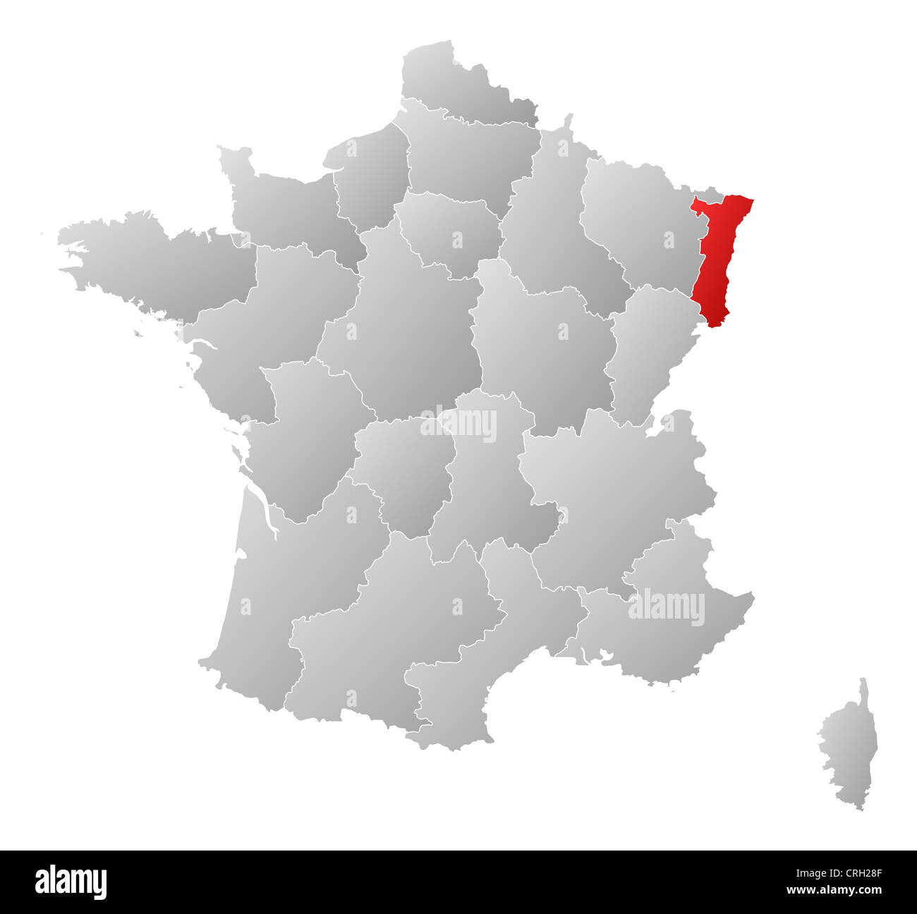 Elsass region karte -Fotos und -Bildmaterial in hoher Auflösung – Alamy